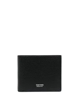TOM FORD Pebble Leather Wallet - Black