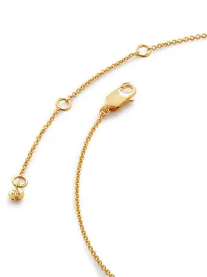 Monica Vinader Alphabet A Charm Necklace - Gold