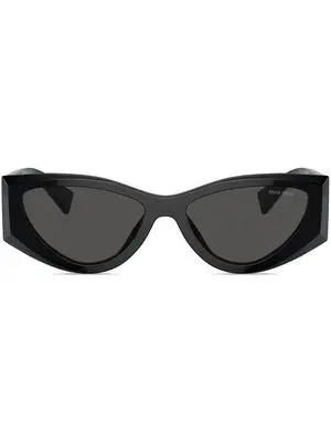 Miu Miu Tinted-lenses Cat-eye Frame Sunglasses - Black