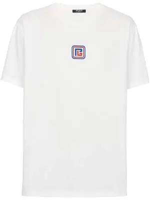 Balmain Pb Crew-neck T-shirt - White