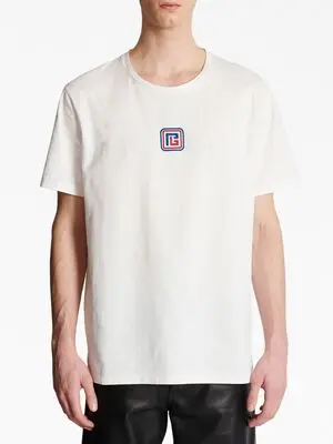 Balmain Pb Crew-neck T-shirt - White