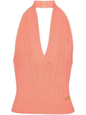 Balmain Halterneck Knit Top