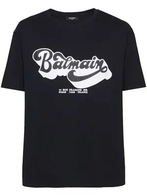 Balmain 70s Logo-print T-shirt