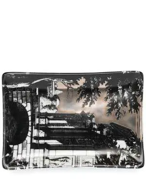 FORNASETTI Giardino Settecentesco Ashtray - Black
