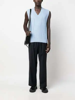 Viktor & Rolf Cable Knit V-neck Vest