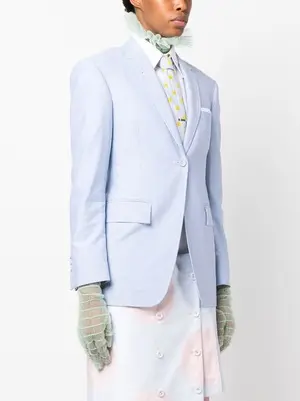 Thom Browne Single-breasted Cotton Blazer
