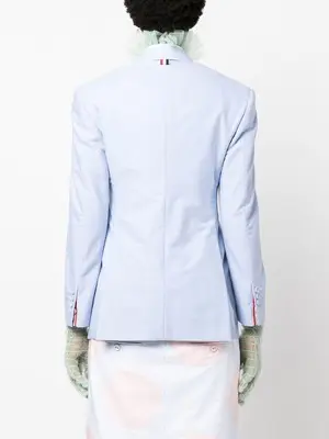 Thom Browne Single-breasted Cotton Blazer
