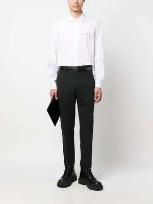 Neil Barrett Cargo Cotton Trousers - Black