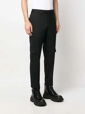 Neil Barrett Cargo Cotton Trousers - Black