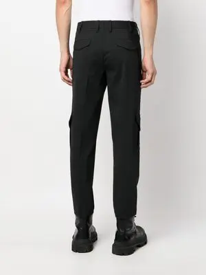 Neil Barrett Cargo Cotton Trousers - Black
