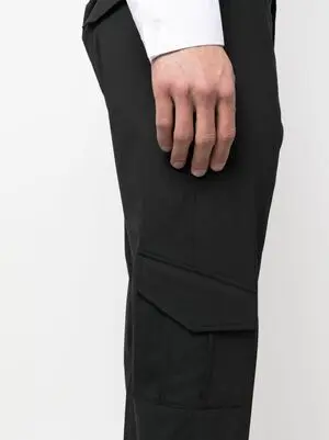 Neil Barrett Cargo Cotton Trousers - Black