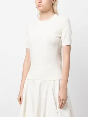 3.1 Phillip Lim Crepe-texture Short-sleeve Top