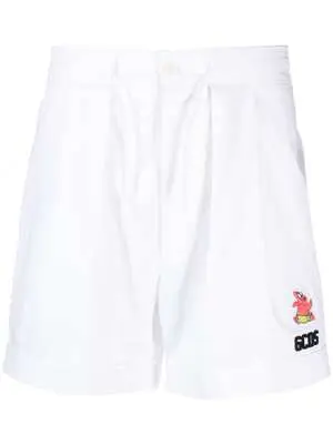 Gcds Logo-patch Cotton Shorts