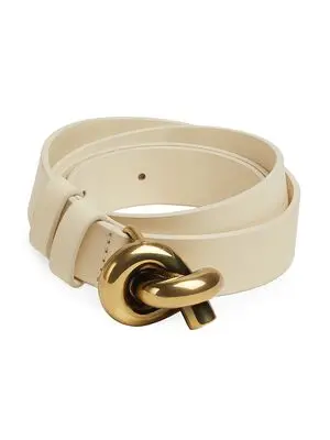 Bottega Veneta Knot Leather Belt String