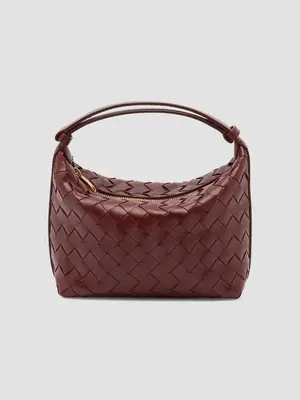 Bottega Veneta Bottega Veneta Mini Wallace Leather Top-Handle Bag Barolo
