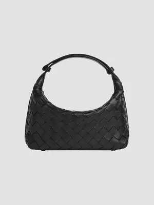 Bottega Veneta Mini Wallace Leather Top-handle Bag - Black