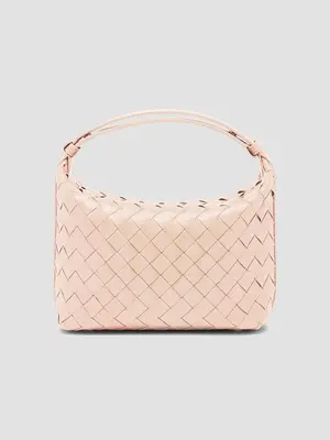 Bottega Veneta Bottega Veneta Mini Wallace Leather Top-Handle Bag Cameo