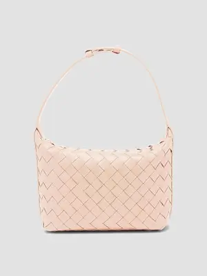 Bottega Veneta Mini Wallace Leather Top-handle Bag - Cameo