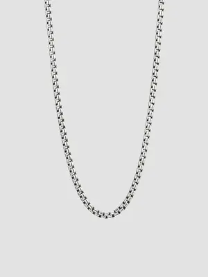David Yurman The Chain Collection Sterling Small Double Box Chain Necklace