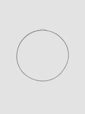 David Yurman The Chain Collection Sterling Small Double Box Chain Necklace