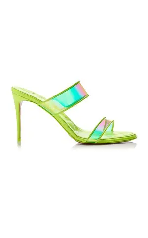 CHRISTIAN LOUBOUTIN Just Loubi 85mm Sandals - Yellow
