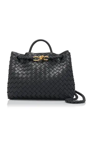 Bottega Veneta Medium Andiamo Intrecciato Leather Tote