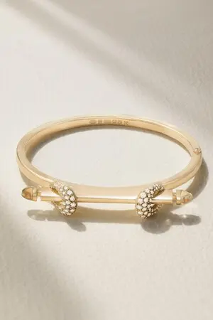 ANANYA Chakra Icon 18-karat Diamond, And Quartz Bangle - Gold