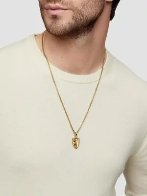 David Yurman St. Michael 18k Amulet