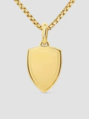 David Yurman St. Michael 18k Amulet