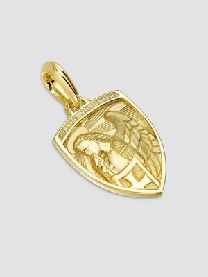 David Yurman St. Michael 18k Amulet