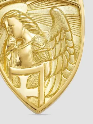 David Yurman St. Michael 18k Amulet
