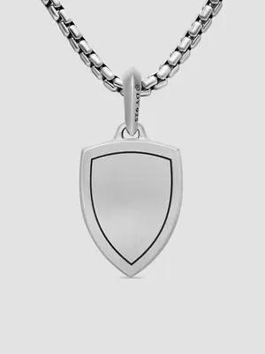 David Yurman Amulets St. Michael Sterling &amp; Pav&eacute Pendant