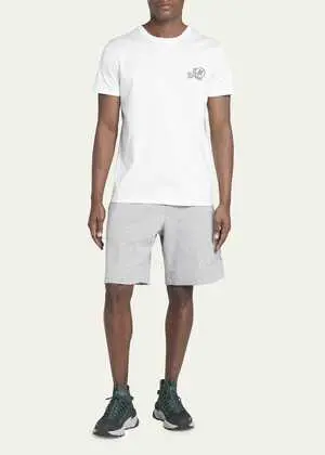 Moncler Double Logo Cotton Jersey T-shirt
