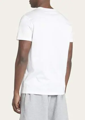Moncler Double Logo Cotton Jersey T-shirt