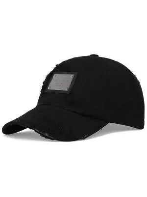 Dolce & Gabbana Logo-plaque Baseball Cap - Black