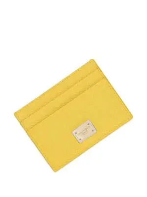 Dolce & Gabbana Dauphine Logo-plaque Cardholder - Yellow