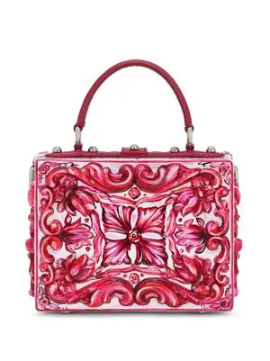 Dolce & Gabbana Majolica-print Dolce Box Shoulder Bag