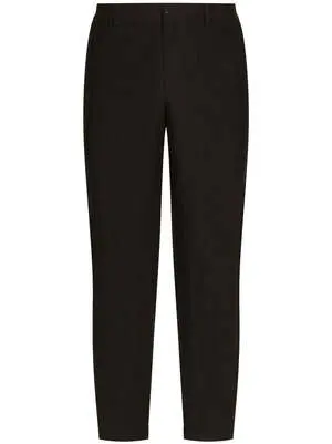 Dolce & Gabbana Straight-leg Tailored Trousers - Black