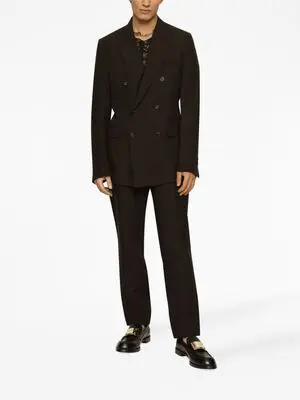 Dolce & Gabbana Straight-leg Tailored Trousers - Black