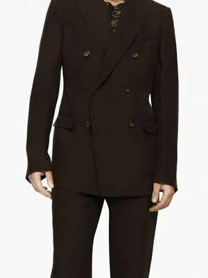 Dolce & Gabbana Straight-leg Tailored Trousers - Black