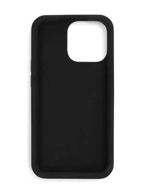 Dolce & Gabbana Logo-embossed Iphone 14 Pro Case - Black