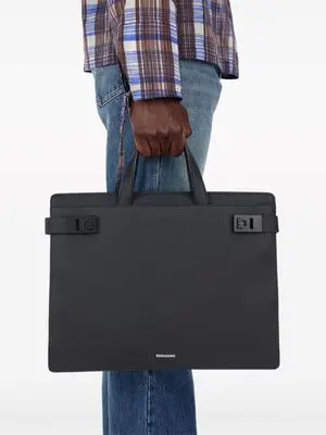 FERRAGAMO Briefcase With Hug Buckle