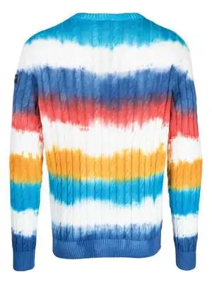 Paul & Shark Tie-dye Cotton Jumper