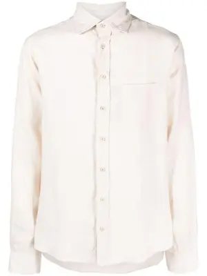 Sease Button-up Hemp Shirt - Neutrals