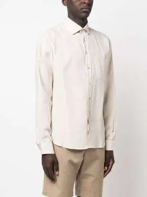 Sease Button-up Hemp Shirt - Neutrals
