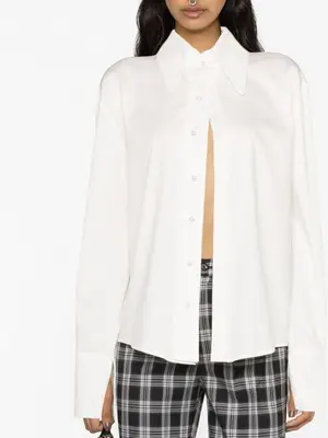 IOANA CIOLACU Split-cuffs Cotton Shirt
