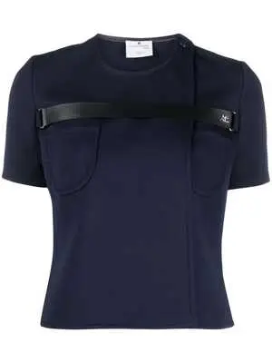 Courreges Patched T-shirts For Women