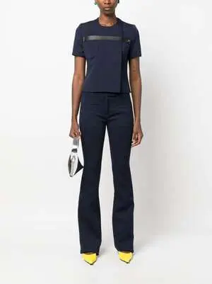 COURREGES Strap-detail T-shirt