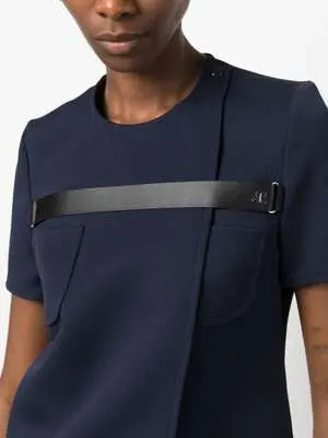 COURREGES Strap-detail T-shirt