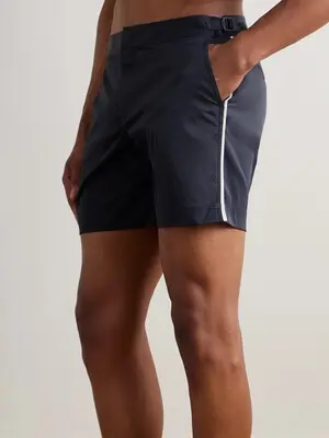 Orlebar Brown Bulldog Striped Swim Shorts - Blue